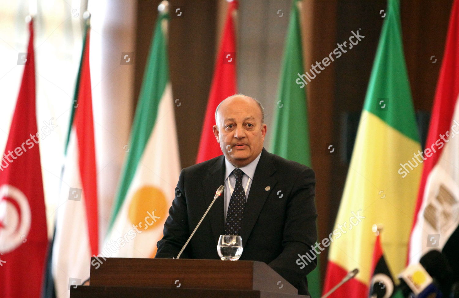 Samir Seif Alazel Assistant Secretarygeneral Arab Editorial Stock Photo ...