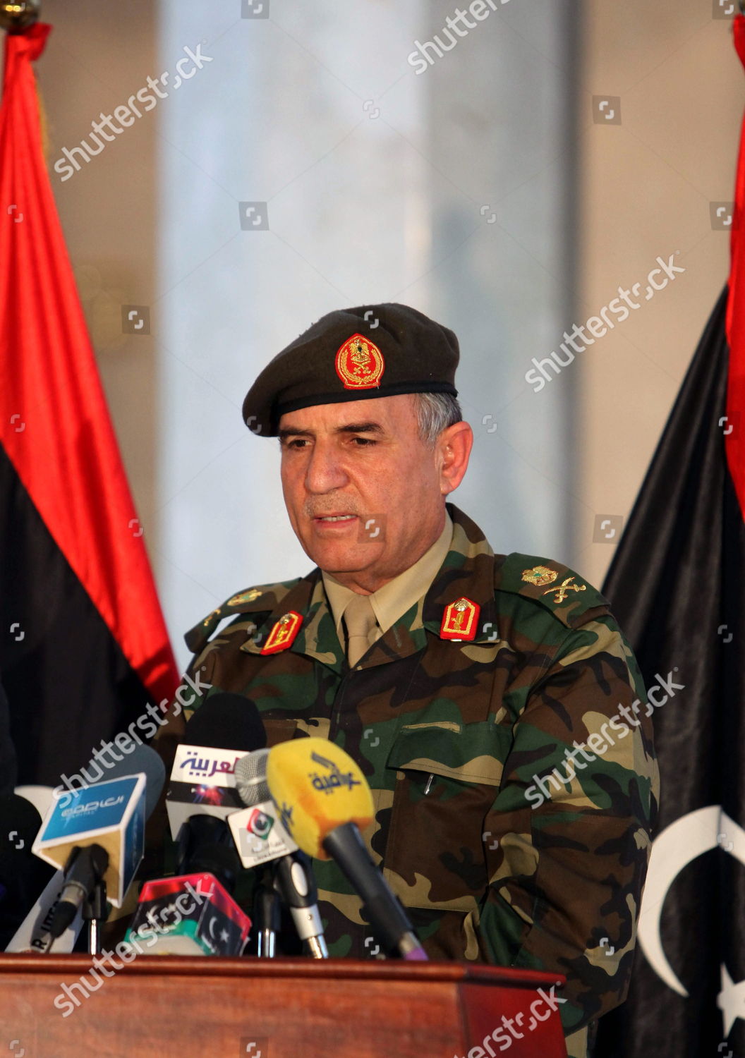 Chief Staff Libyan Armed Forces Yussef Editorial Stock Photo - Stock ...