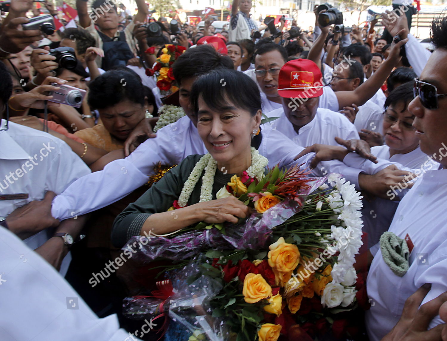 Myanmar Democracy Leader Aung San Suu Editorial Stock Photo - Stock ...