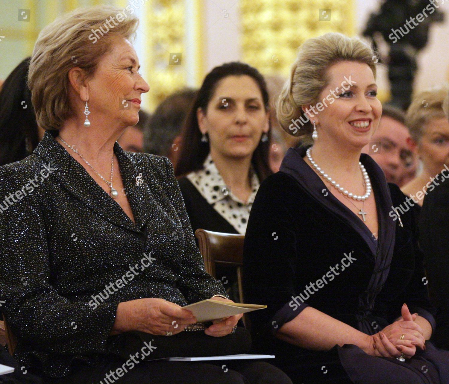 Russian First Lady Svetlana Medvedeva R Editorial Stock Photo - Stock ...