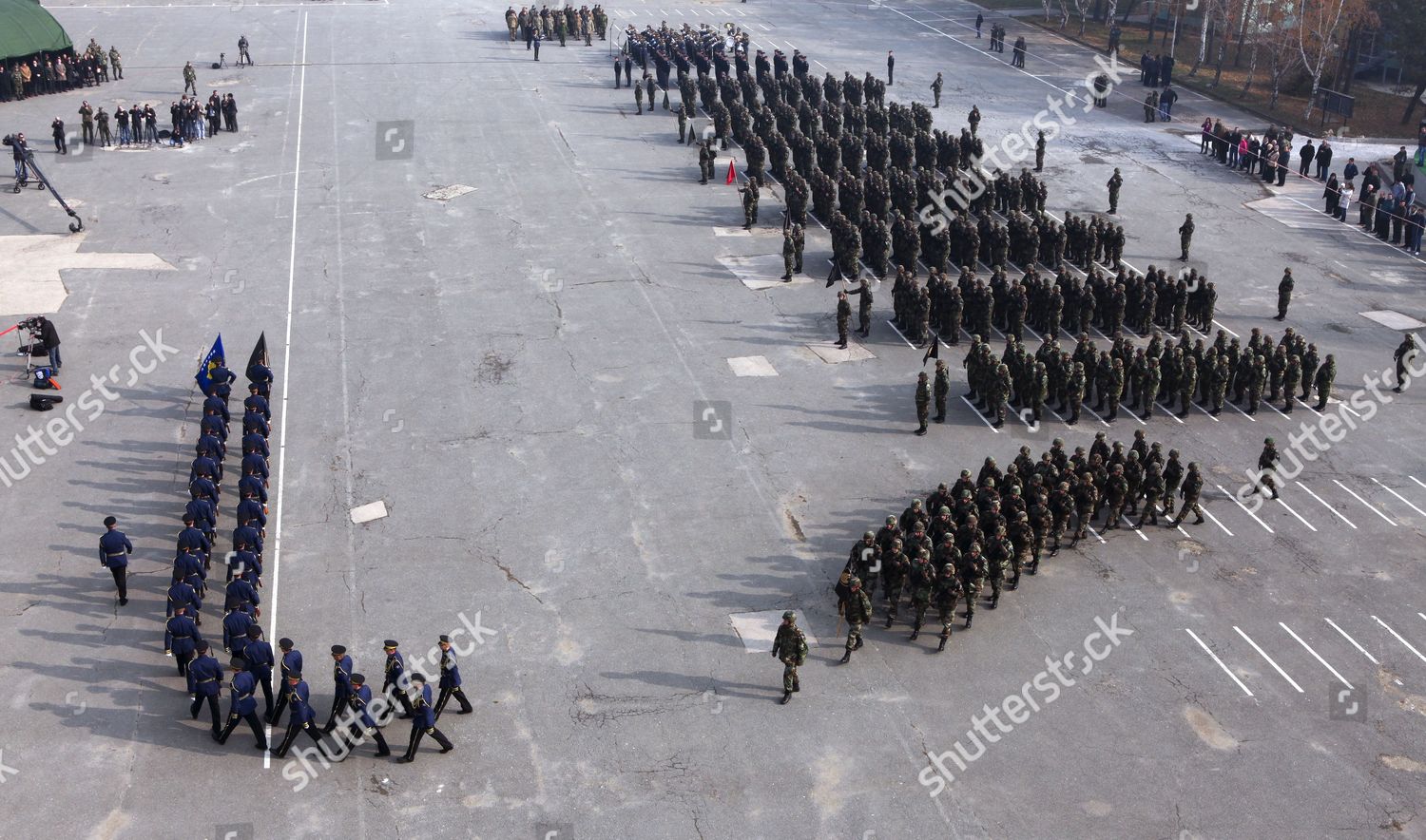 Members Kosovo Security Forces Ksf Take Editorial Stock Photo - Stock ...