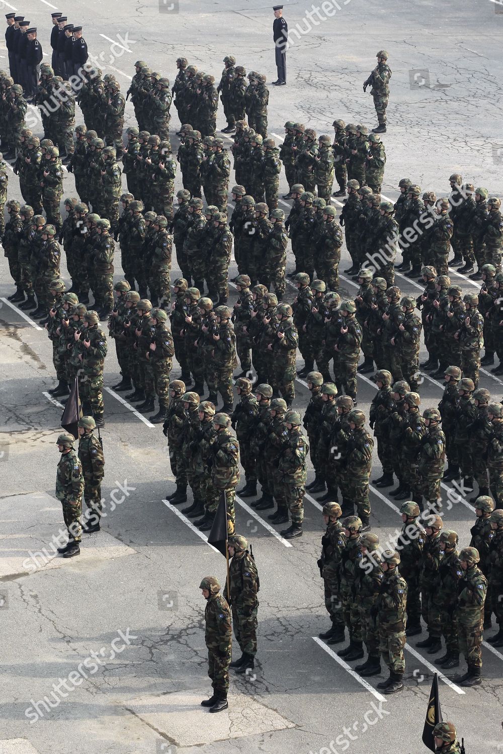 Members Kosovo Security Forces Ksf Take Editorial Stock Photo - Stock ...