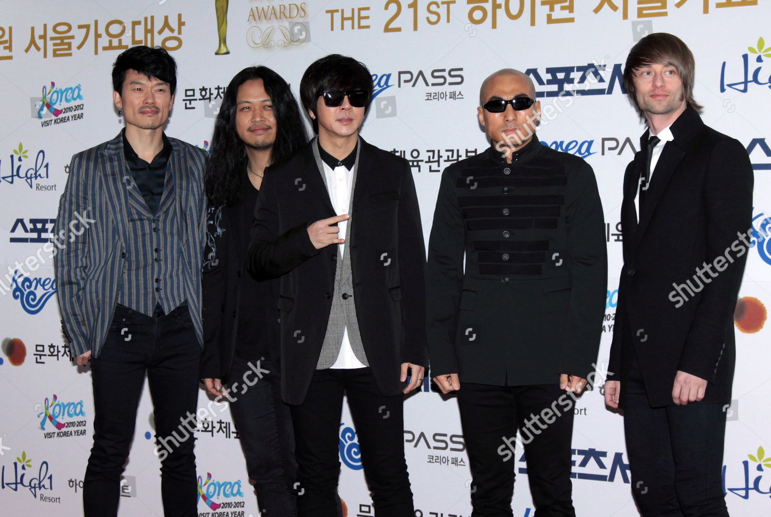 South Korean Rock Band Yb Pose Editorial Stock Photo - Stock Image ...