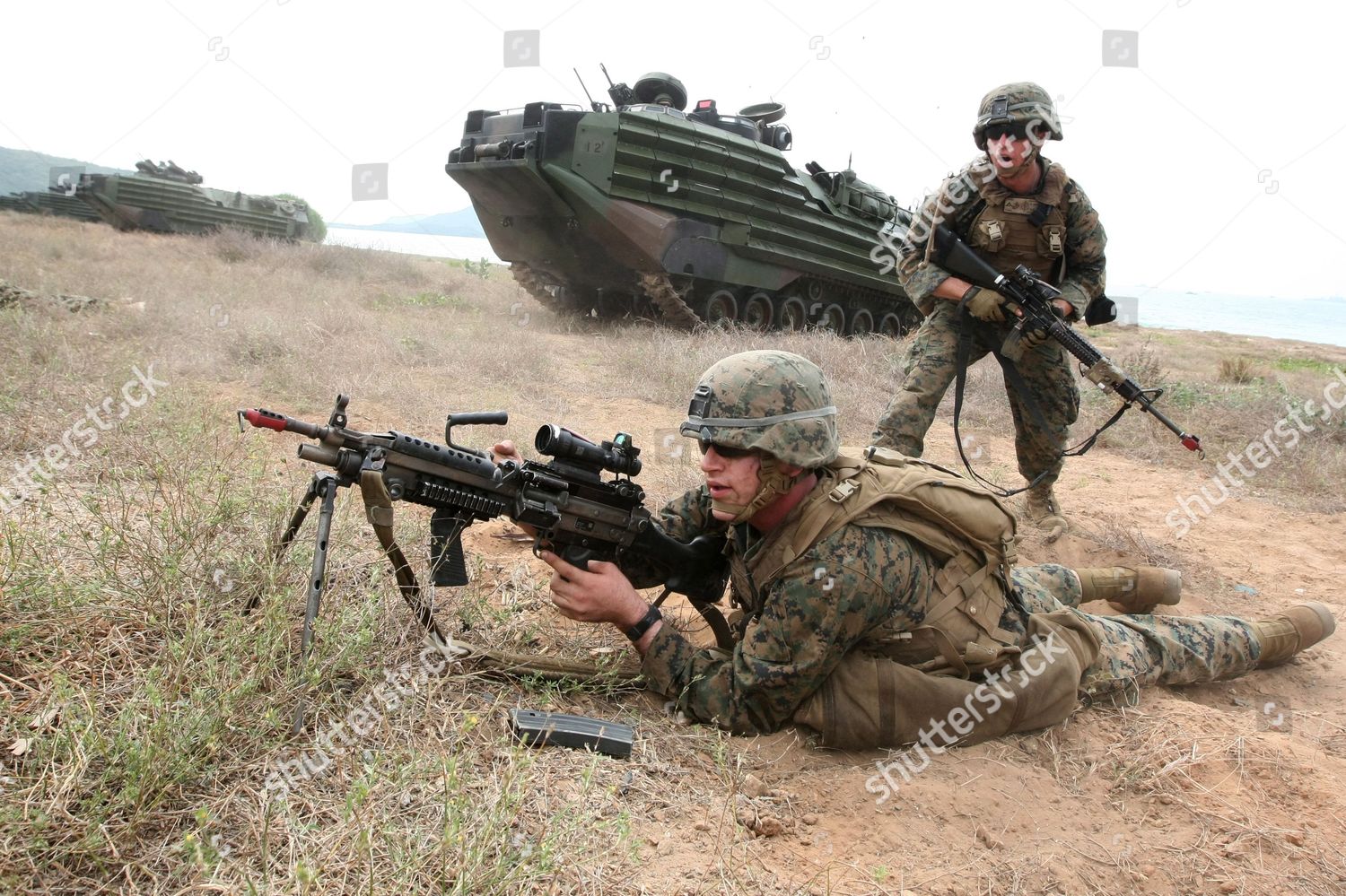 Us Marines Action During Amphibious Assault Editorial Stock Photo ...