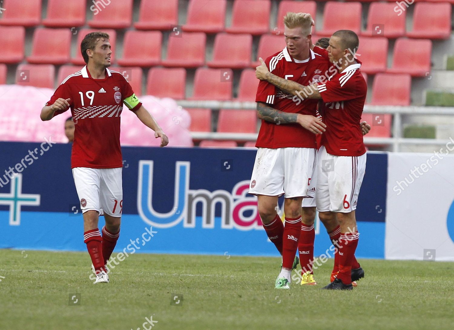 Simon Christoffersen Denmark C Celebrates His Editorial Stock Photo ...