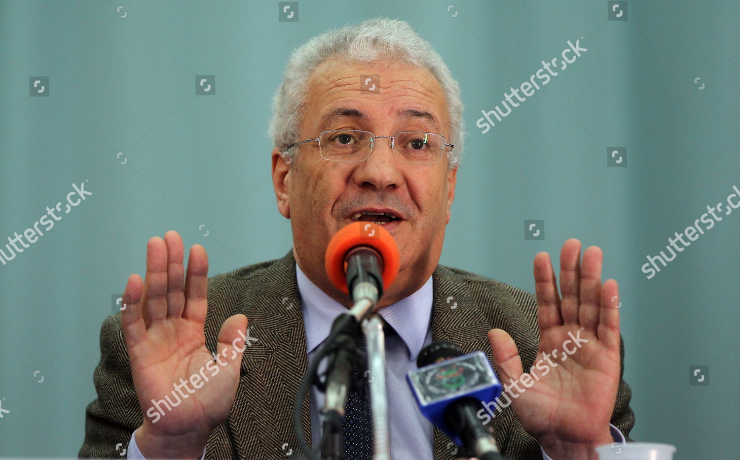 Mohamed Said President Algerian Freedom Justice Editorial Stock Photo ...