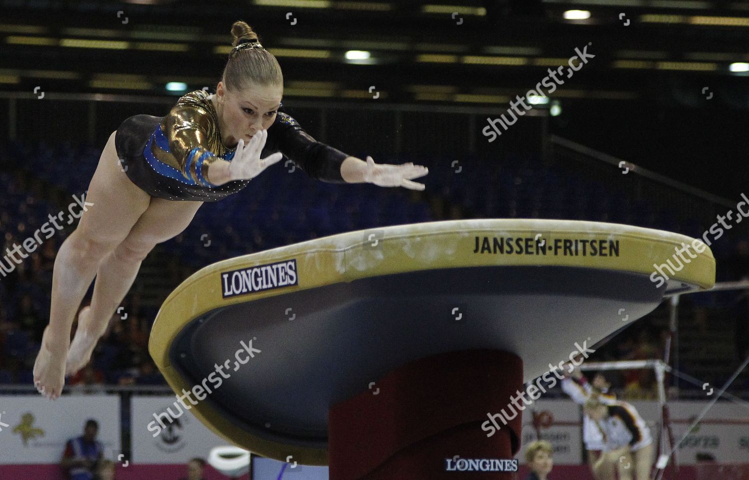 Swedish Veronica Wagner Competes On Vault Editorial Stock Photo - Stock ...