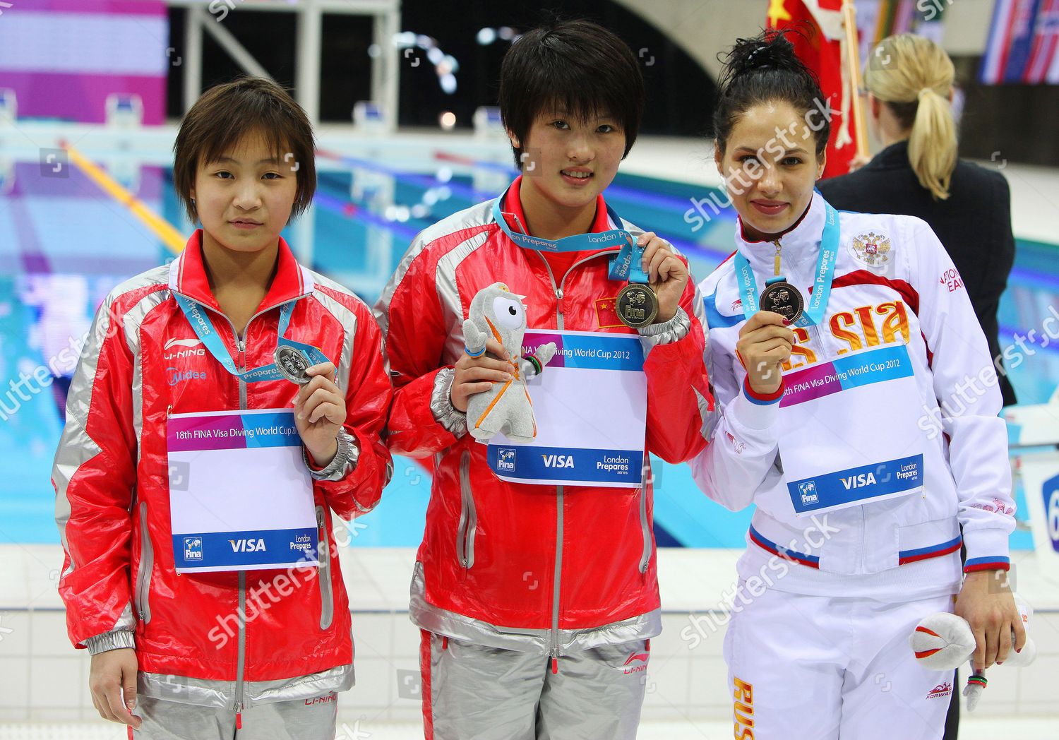 Chinese Diver Roulin Chen C Poses Editorial Stock Photo - Stock Image ...