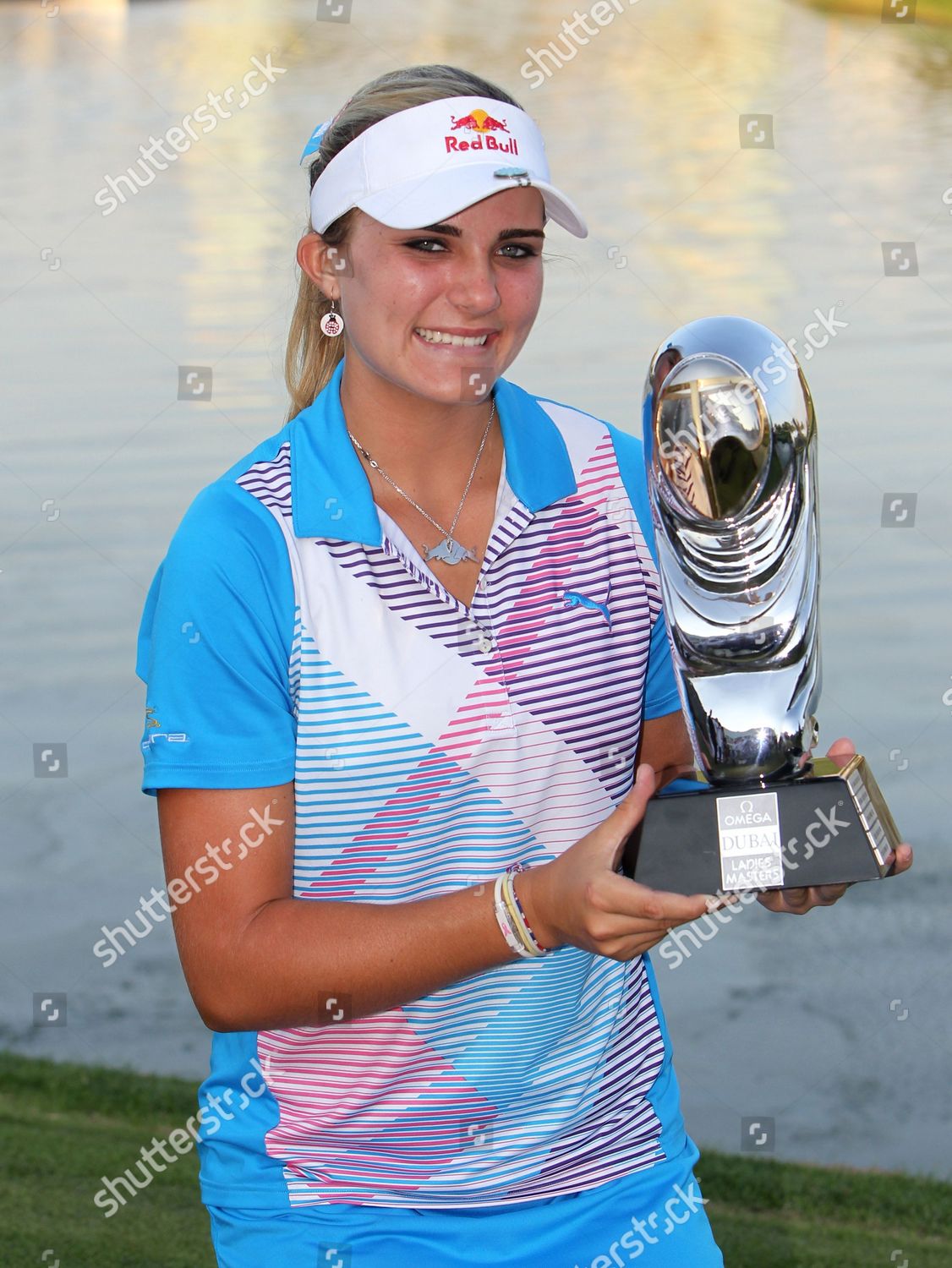 Us Golfer Alexis Thompson Holds Her Editorial Stock Photo - Stock Image ...