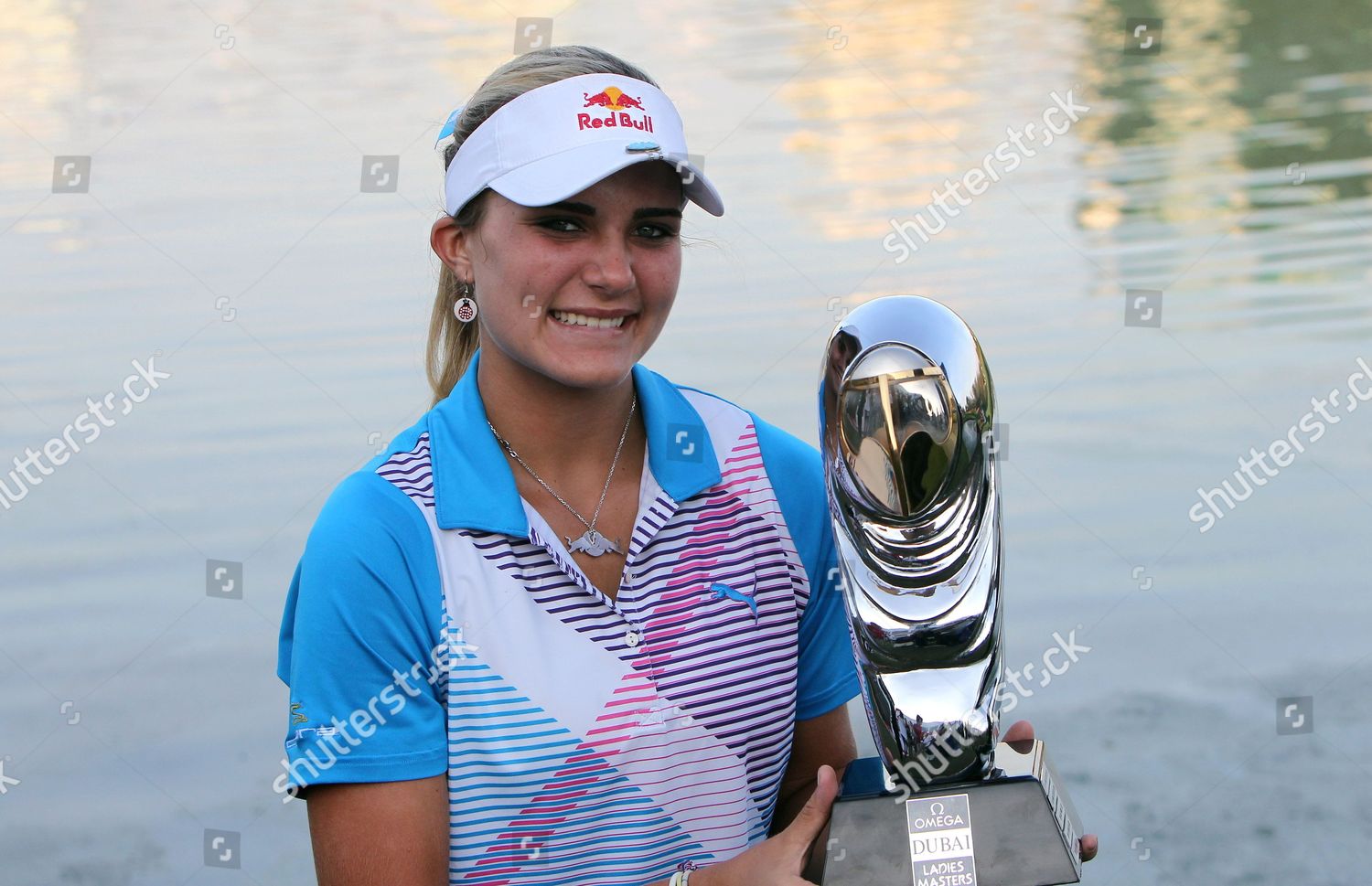 Us Golfer Alexis Thompson Holds Her Editorial Stock Photo - Stock Image ...