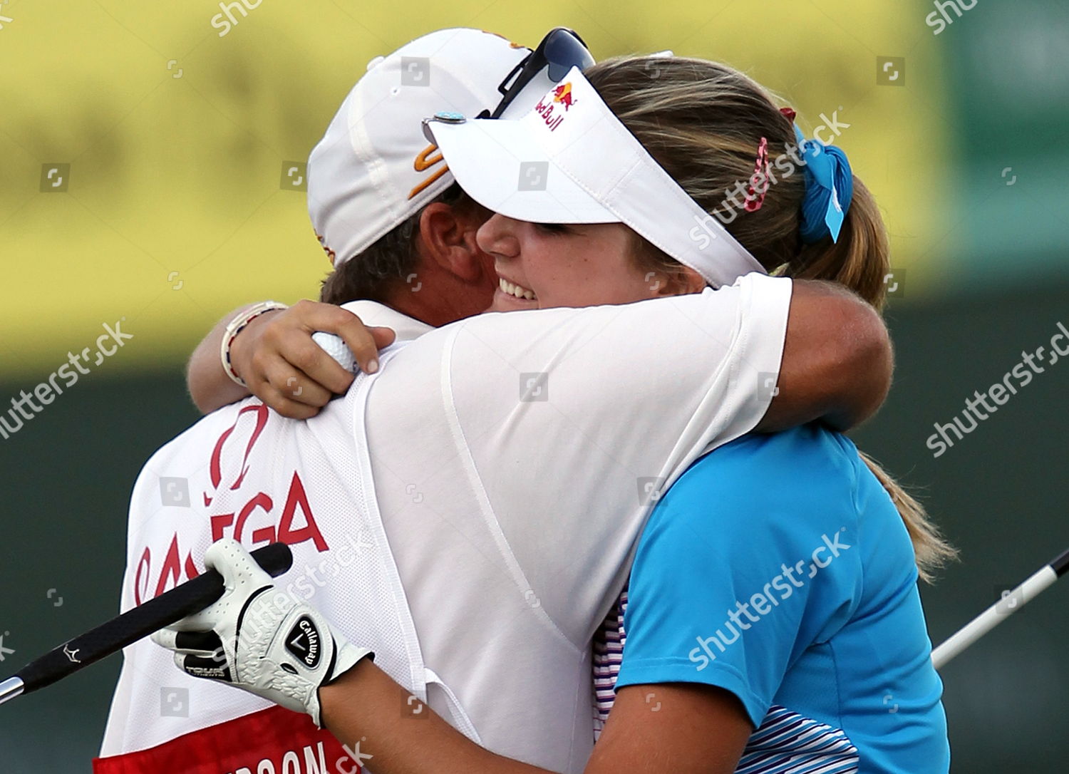 Us Golfer Alexis Thompson Hugs Her Editorial Stock Photo - Stock Image ...