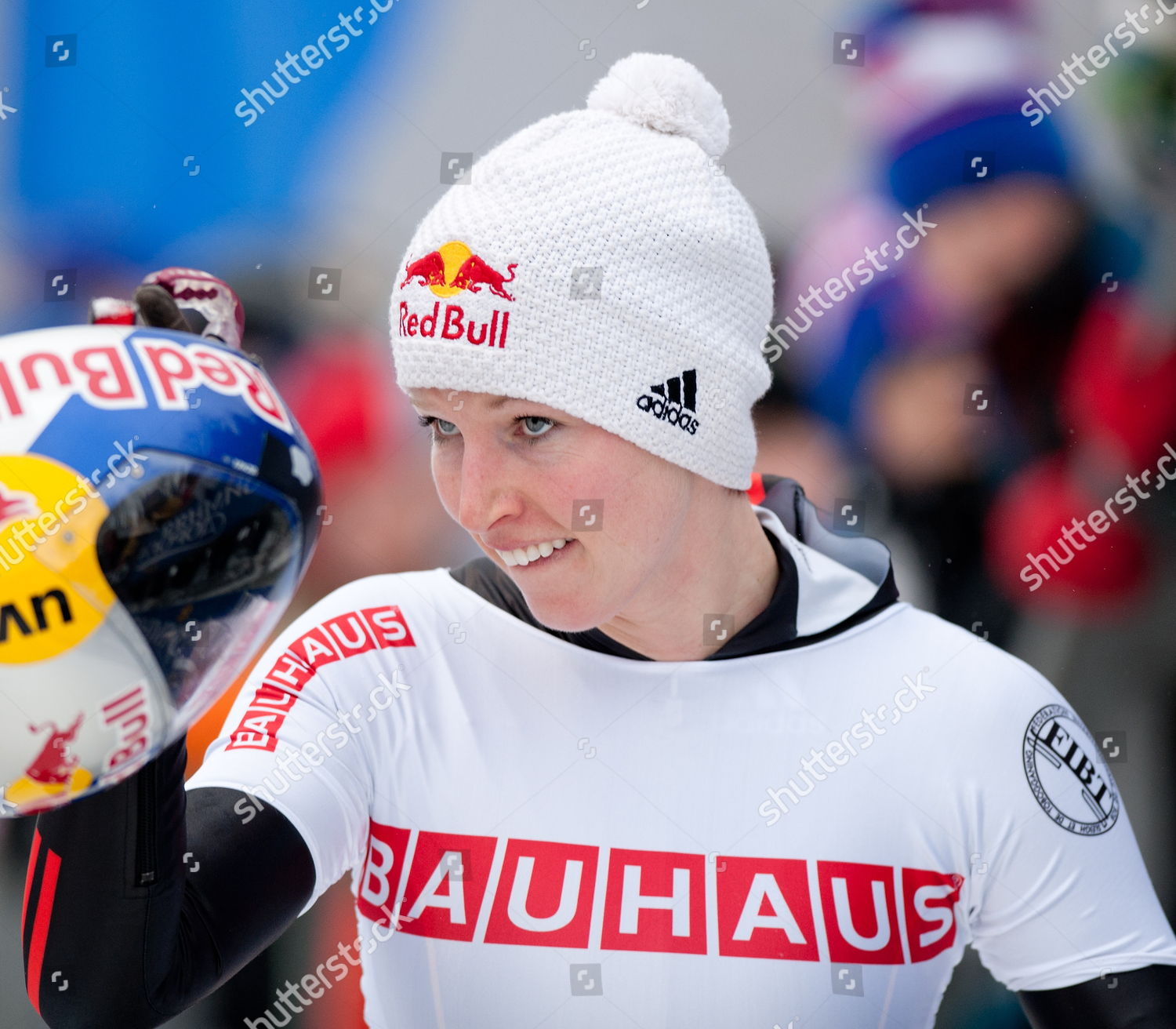 Anja Huber Germany Gestures Fellow Competitor Editorial Stock Photo ...