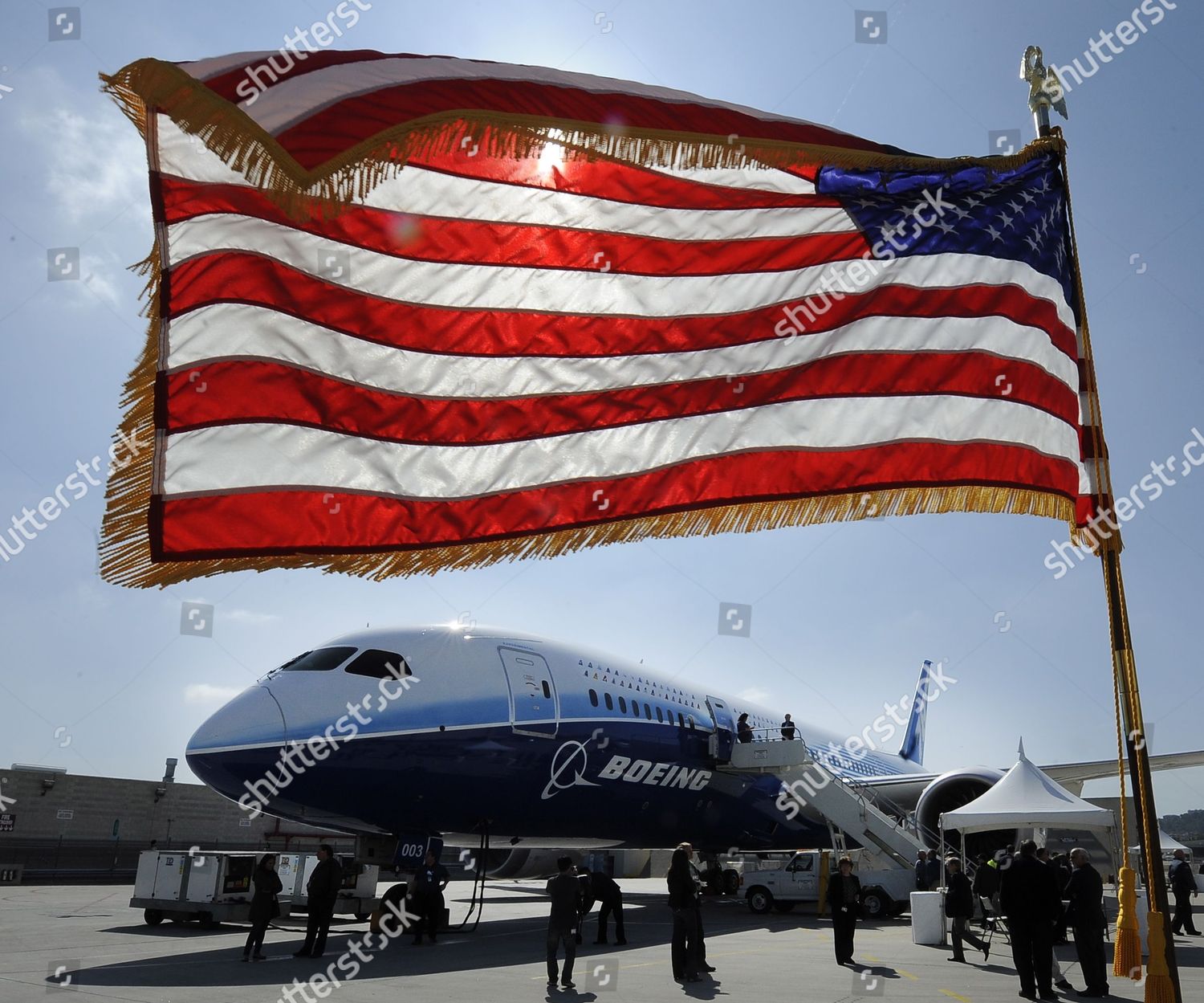 Exterior View Boeing 787 Dreamliner During Editorial Stock Photo ...