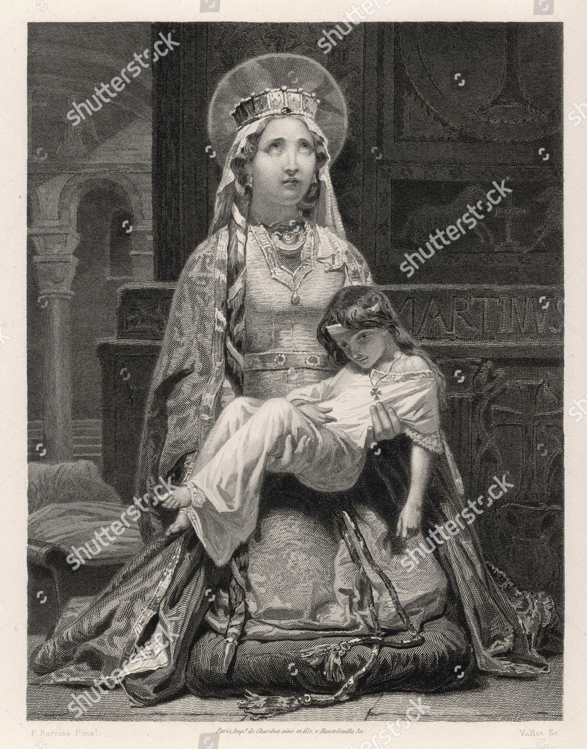 Clotilde Wife Clovis King Salian Franks Editorial Stock Photo - Stock ...