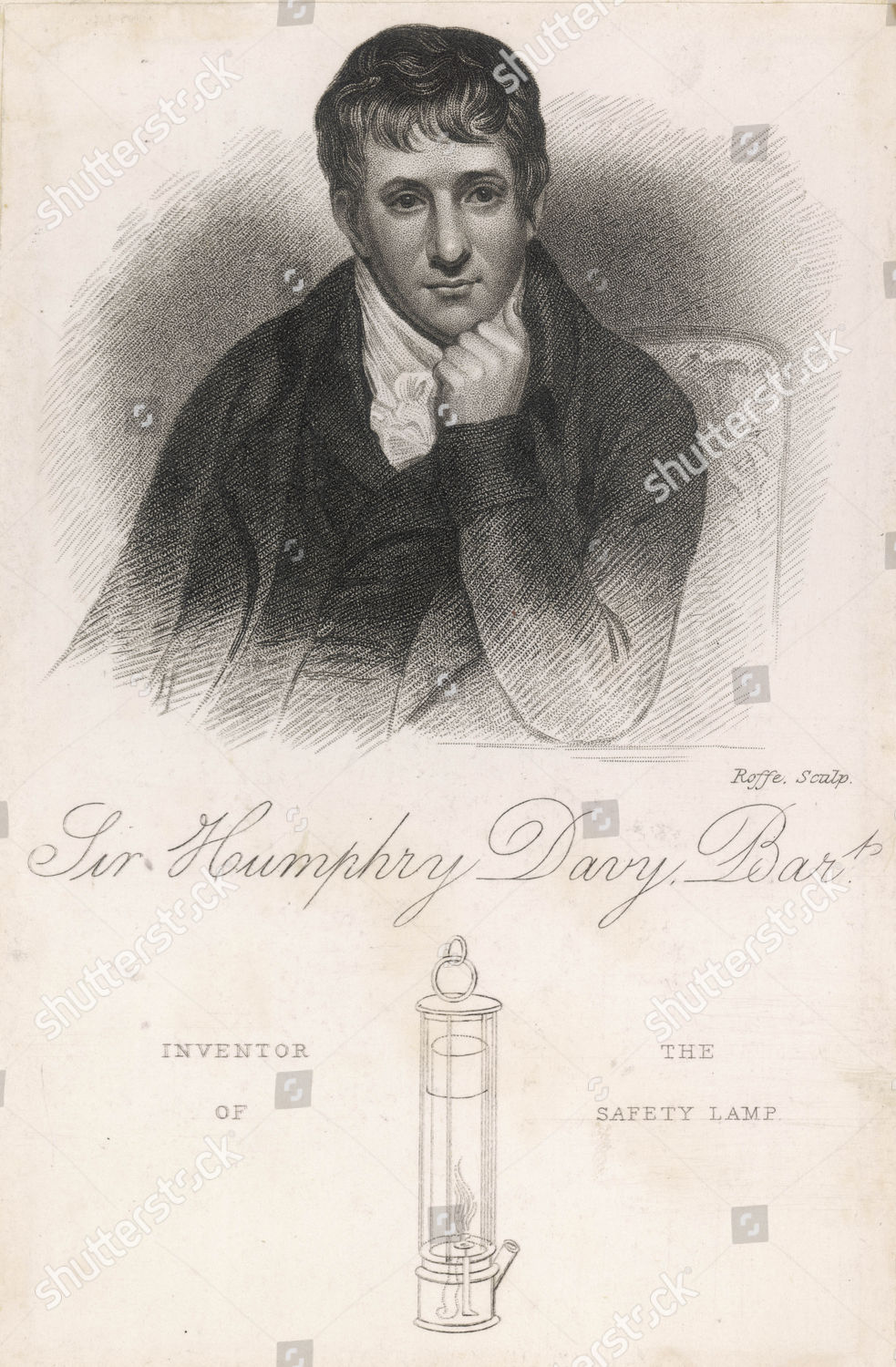 Sir Humphry Davy 17781829 Scientist His Editorial Stock Photo - Stock ...
