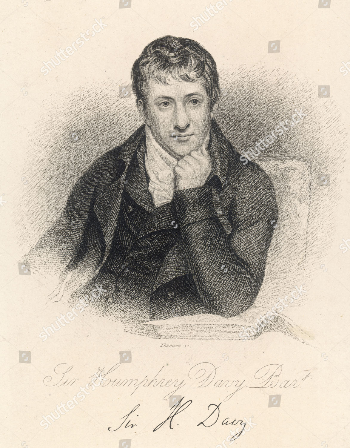 Sir Humphry Davy 17781829 Scientist Editorial Stock Photo - Stock Image ...