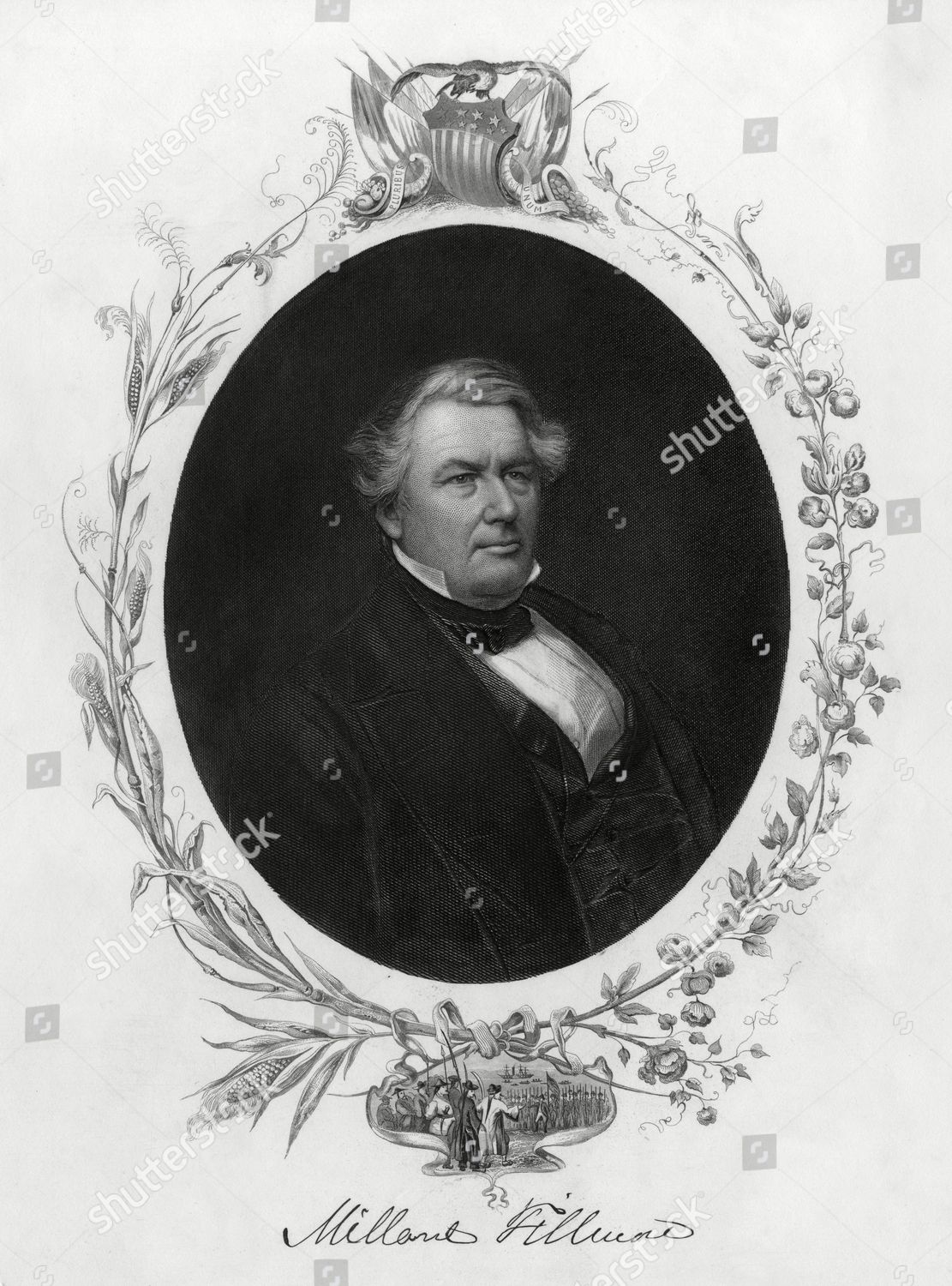 Millard Fillmore 18001874 13th President United Editorial Stock Photo ...