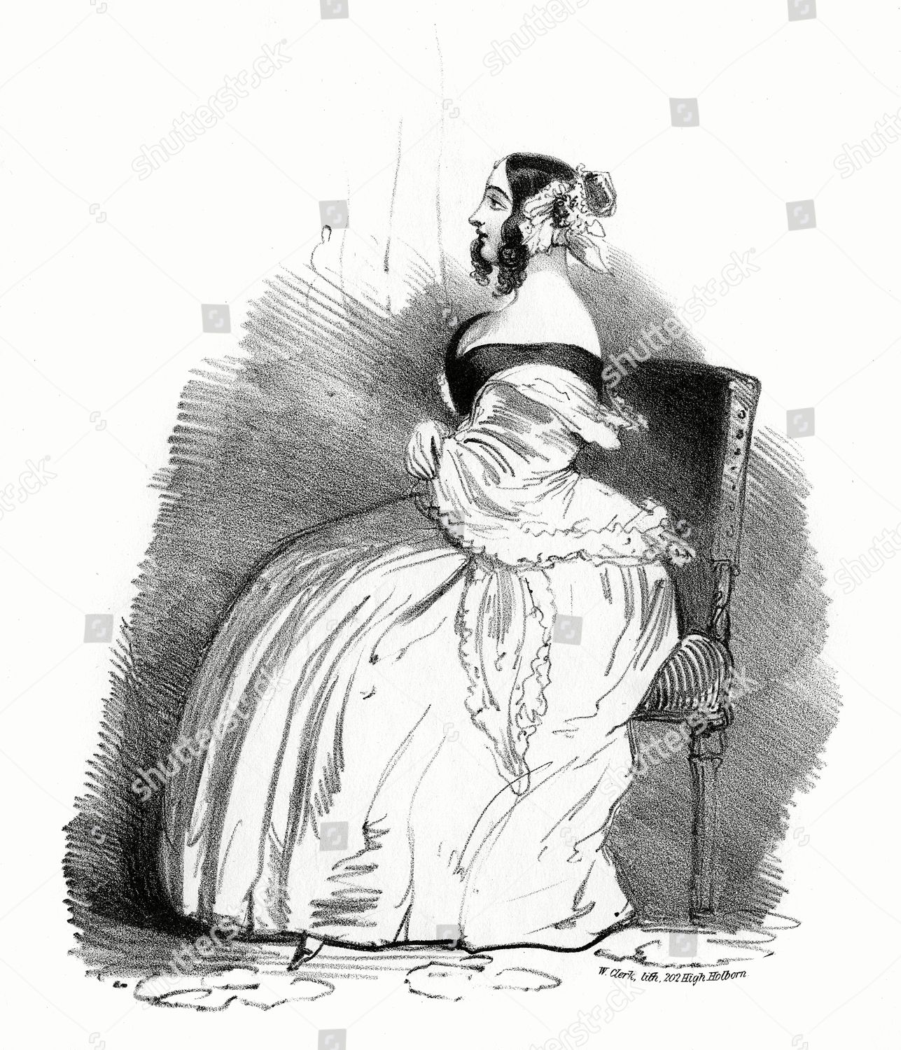 Notable London Prostitute Early Victorian Era Editorial Stock Photo ...