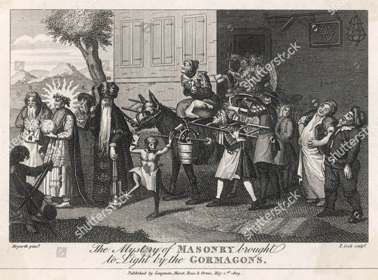 English Masons Mocked By Order Gormogons Editorial Stock Photo - Stock ...
