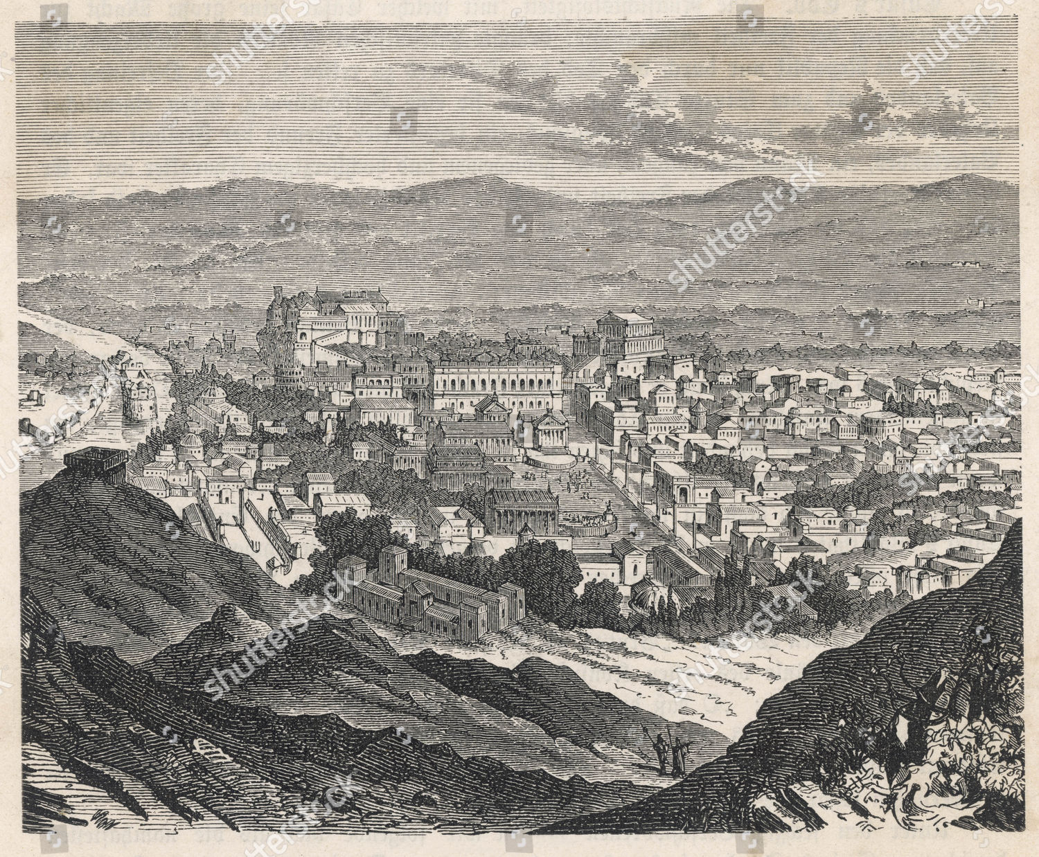 Reconstruction Rome Period Julius Caesar Editorial Stock Photo - Stock ...