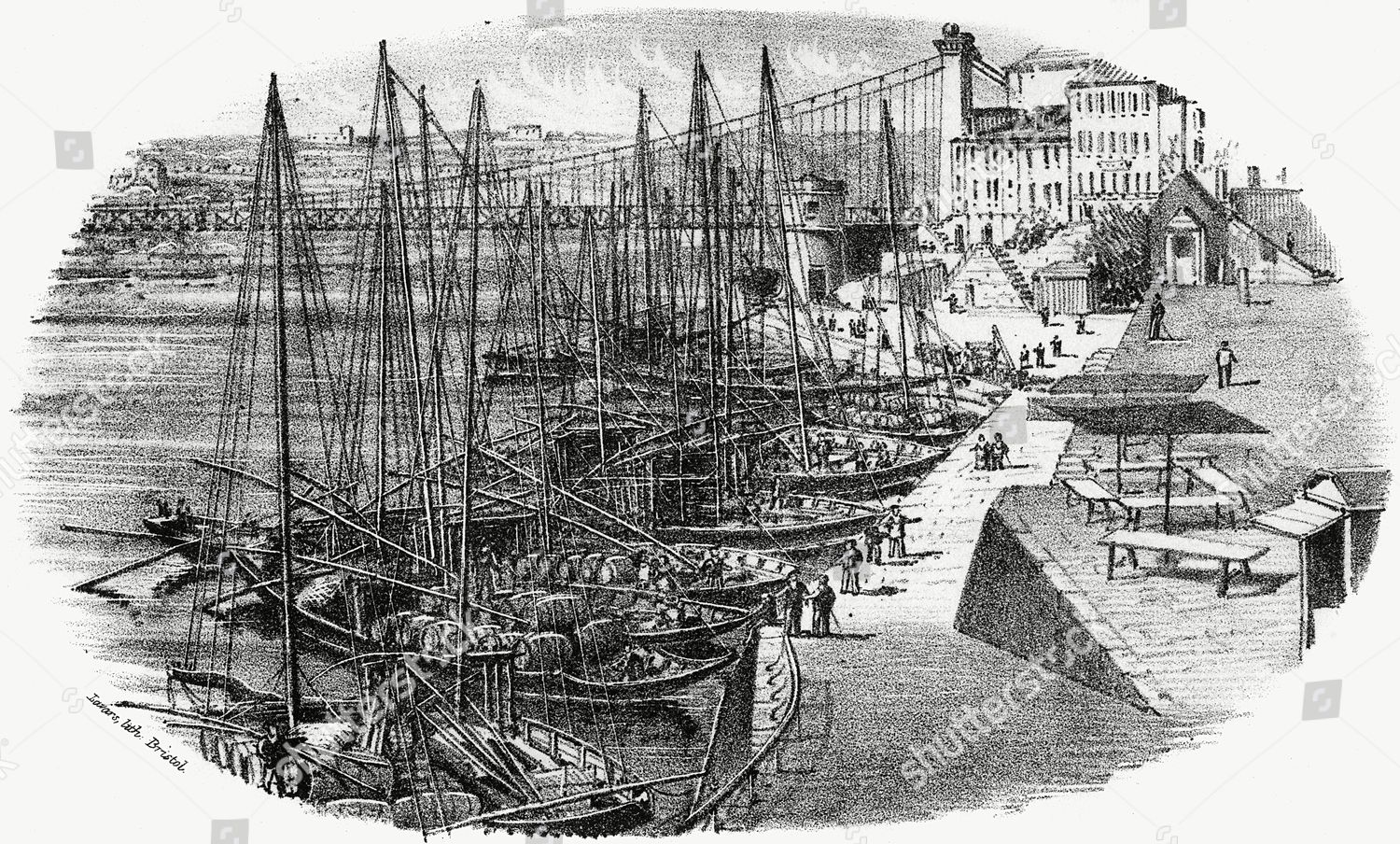 Wine Boats Oporto 1877 Editorial Stock Photo - Stock Image | Shutterstock