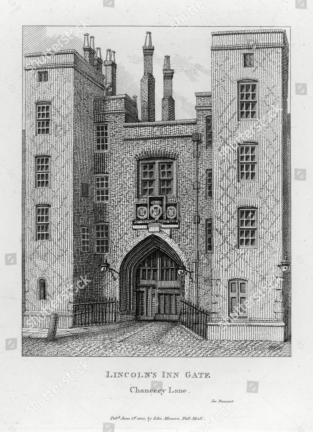 Chancery Lane One Principal Entries Lincolns Editorial Stock Photo ...