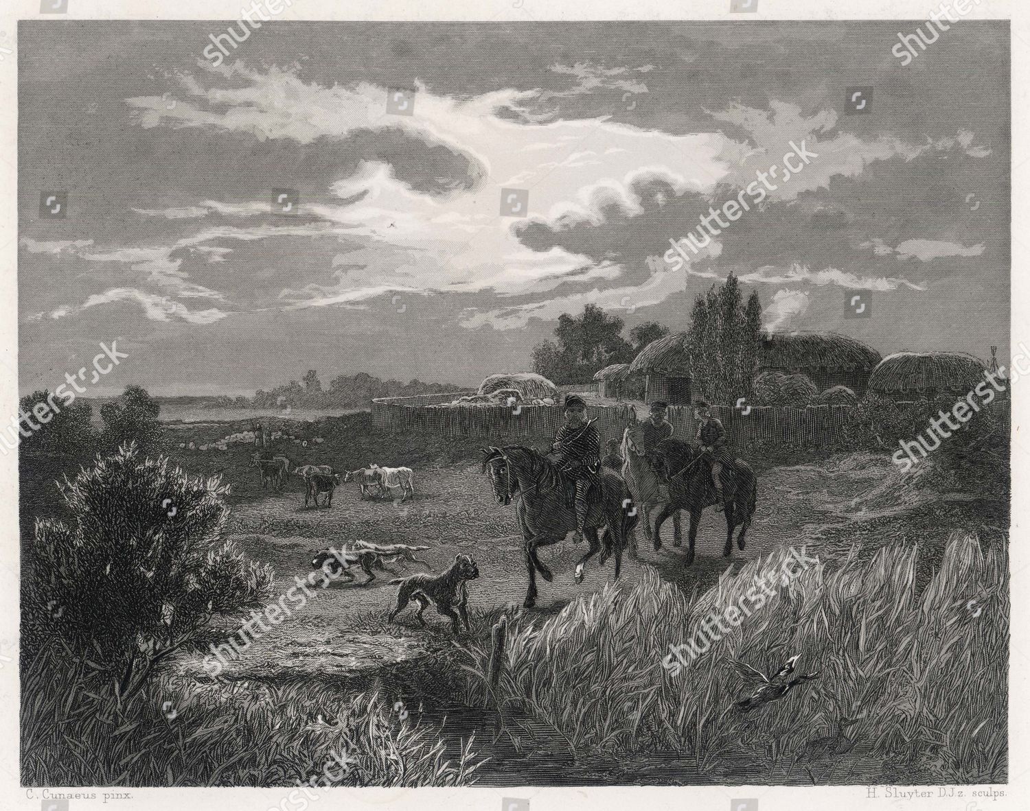 Saxon Homestead Circa 500 Editorial Stock Photo - Stock Image ...