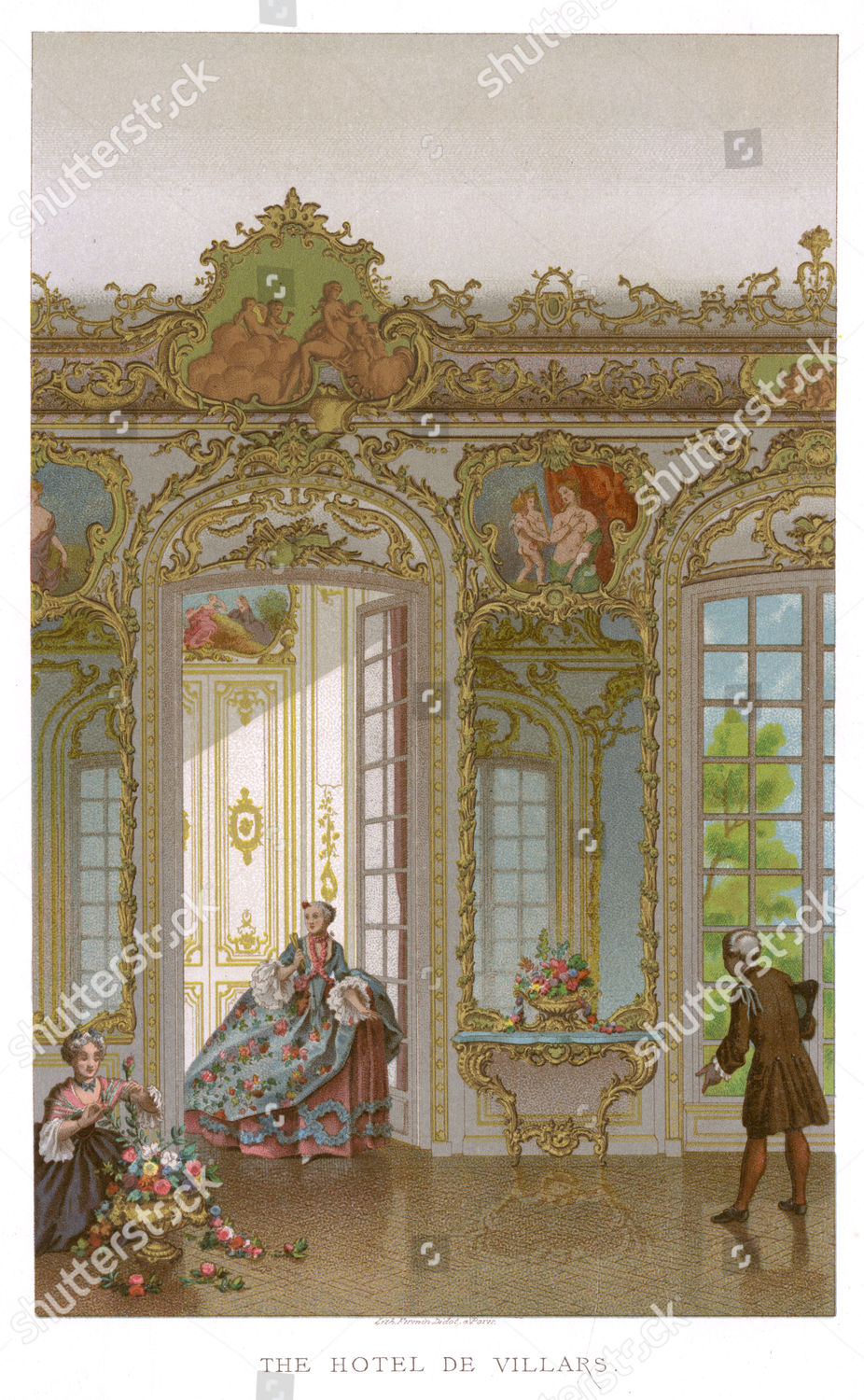 Servant Bows His Mistress She Enters Editorial Stock Photo - Stock ...