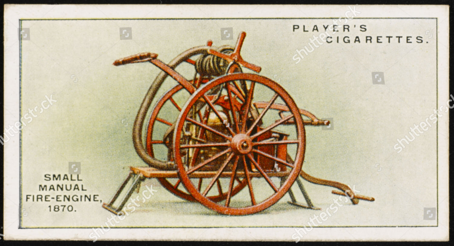 Small Manual Fire Engine Constructed By Editorial Stock Photo - Stock ...