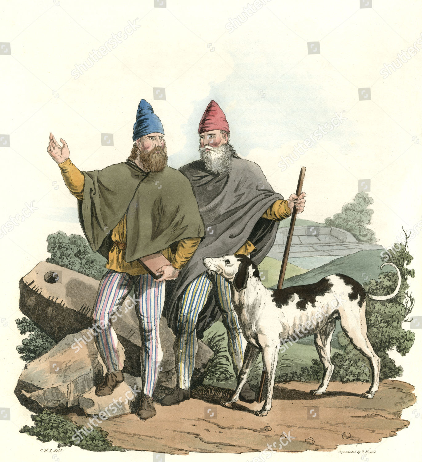 Brehon Judge Ancient Ireland His Filidh Editorial Stock Photo - Stock ...