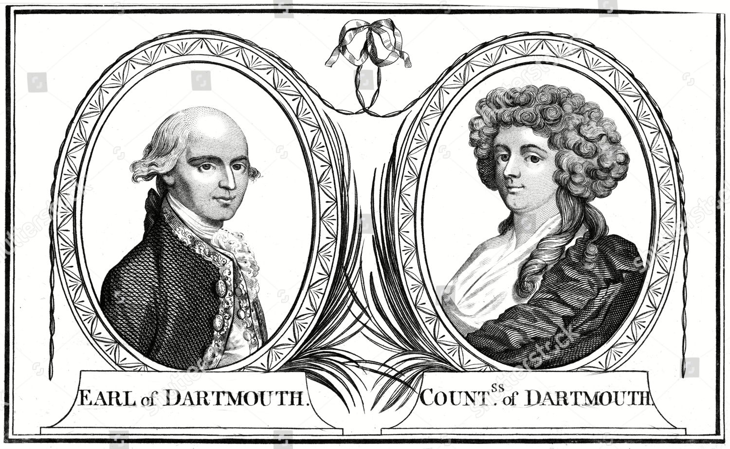 William Legge Second Earl Dartmouth Amiable Editorial Stock Photo ...