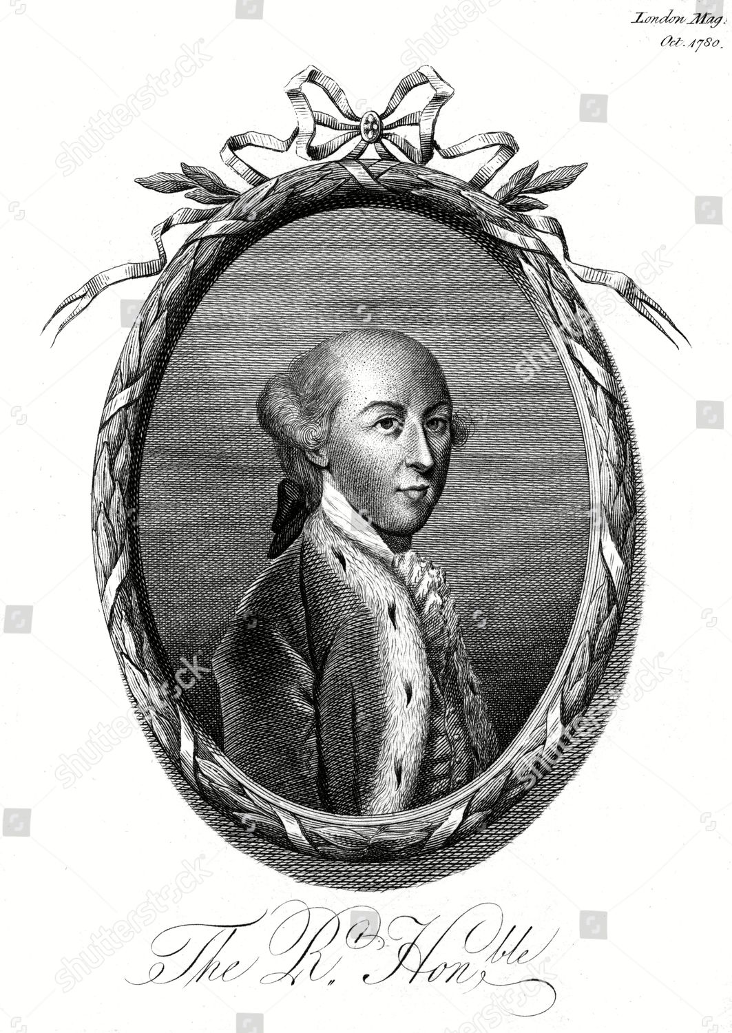 William Legge Second Earl Dartmouth British Editorial Stock Photo ...