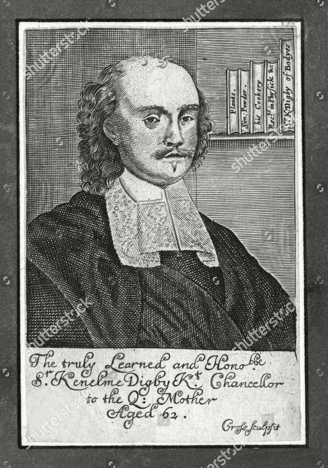Sir Kenelm Digby Scholar Statesman Depicted Editorial Stock Photo ...