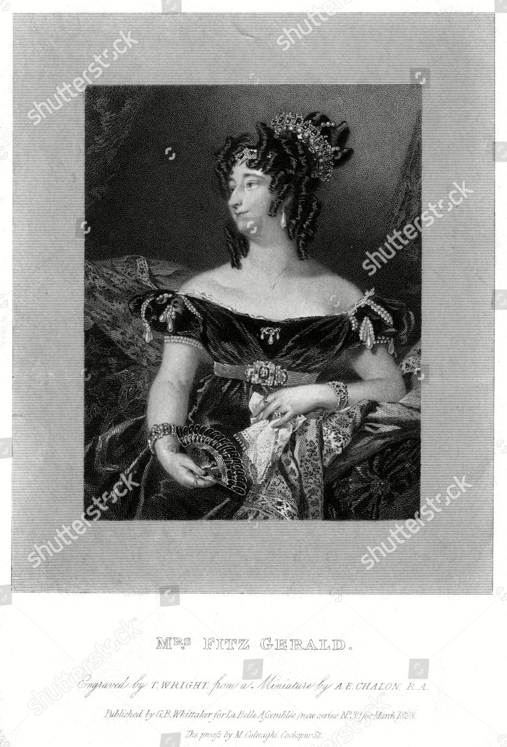 Mrs Fitzgerald Wife John Fitzgerald Naseby Editorial Stock Photo ...