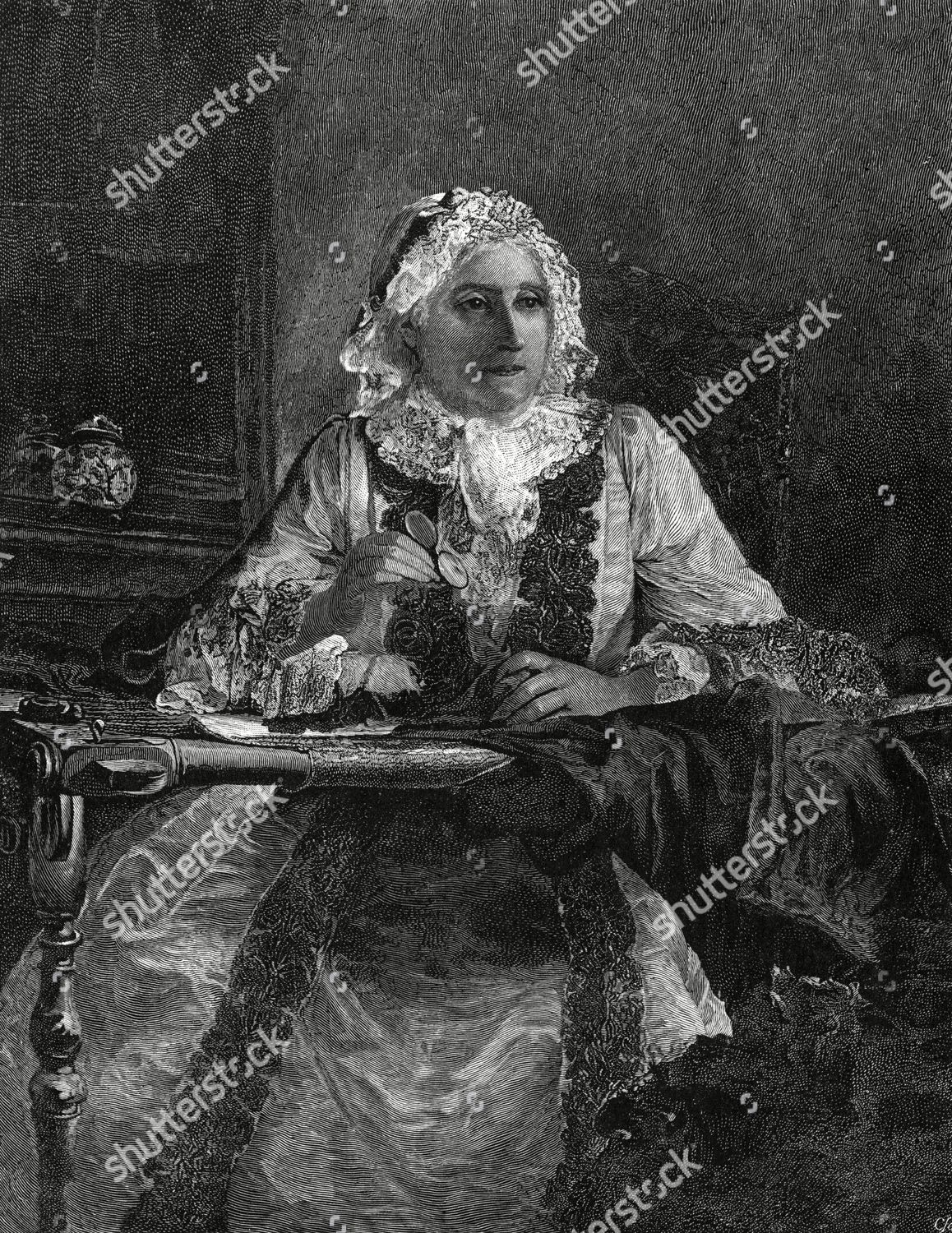 Maria Theresa Rodet Madame Geoffrin French Editorial Stock Photo ...