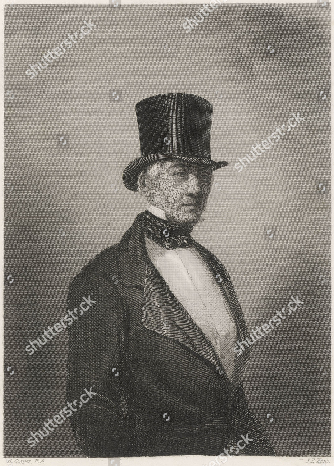 John Gully Prizefighter Horseracer Legislator 1783 Editorial Stock ...