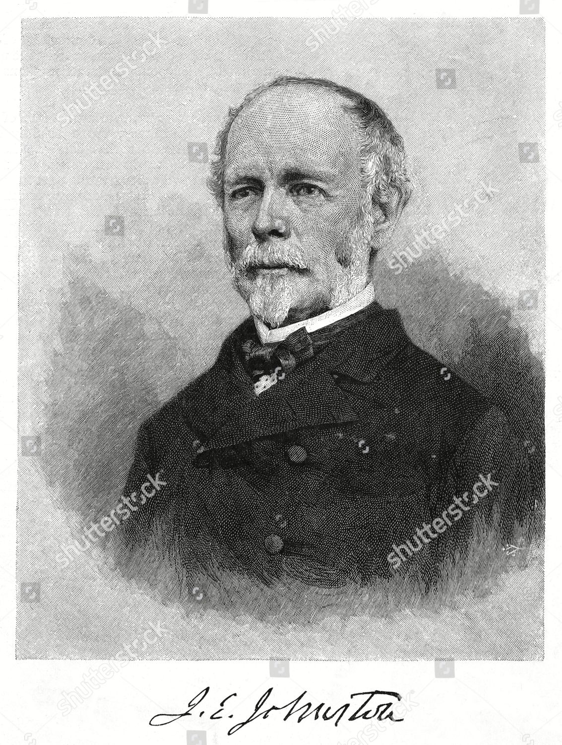 Joseph Eggleston Johnson American Military Commander Editorial Stock Photo - Stock Image ...