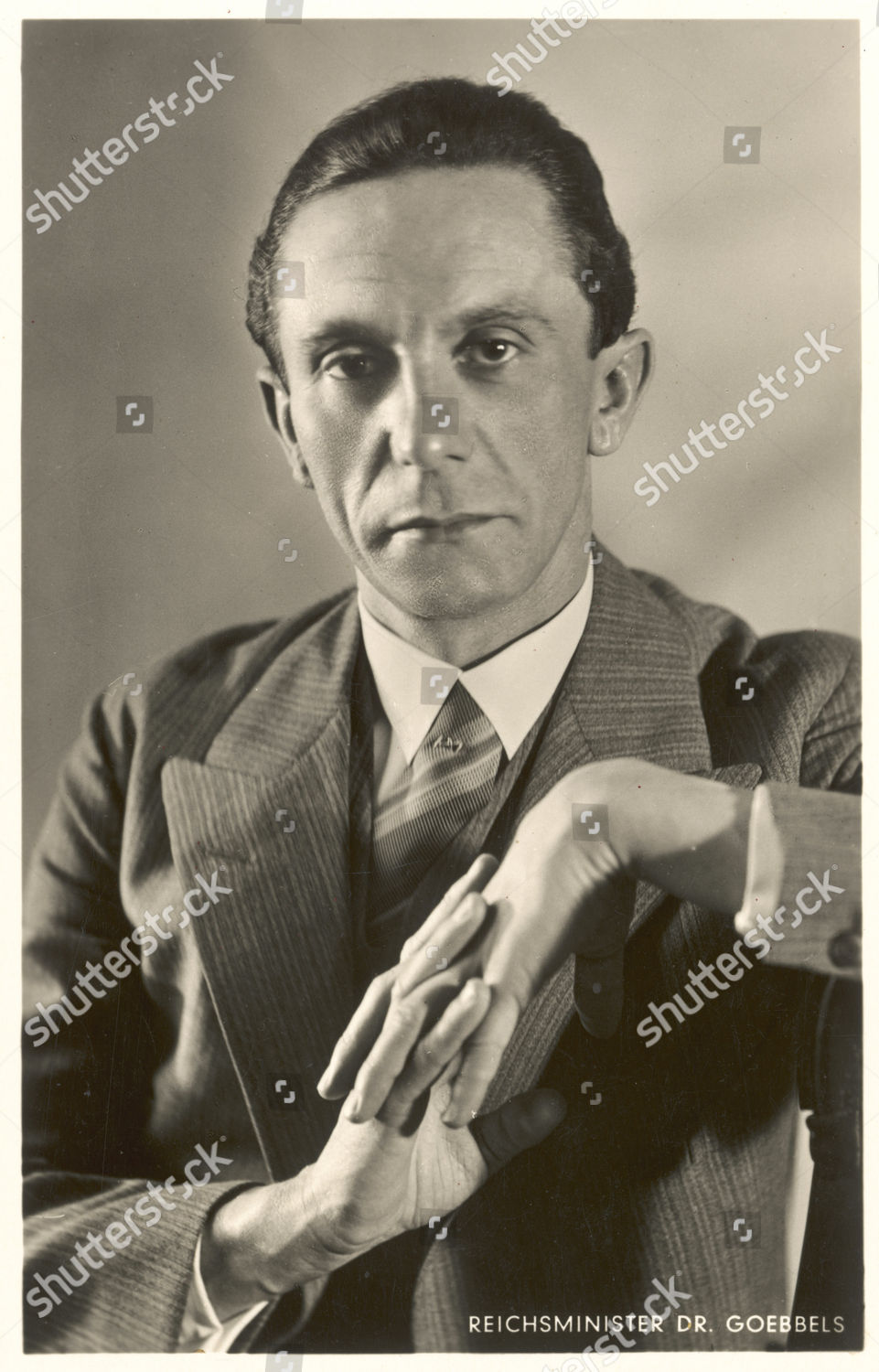 Paul Joseph Goebbels German Statesman 1897 Editorial Stock Photo ...
