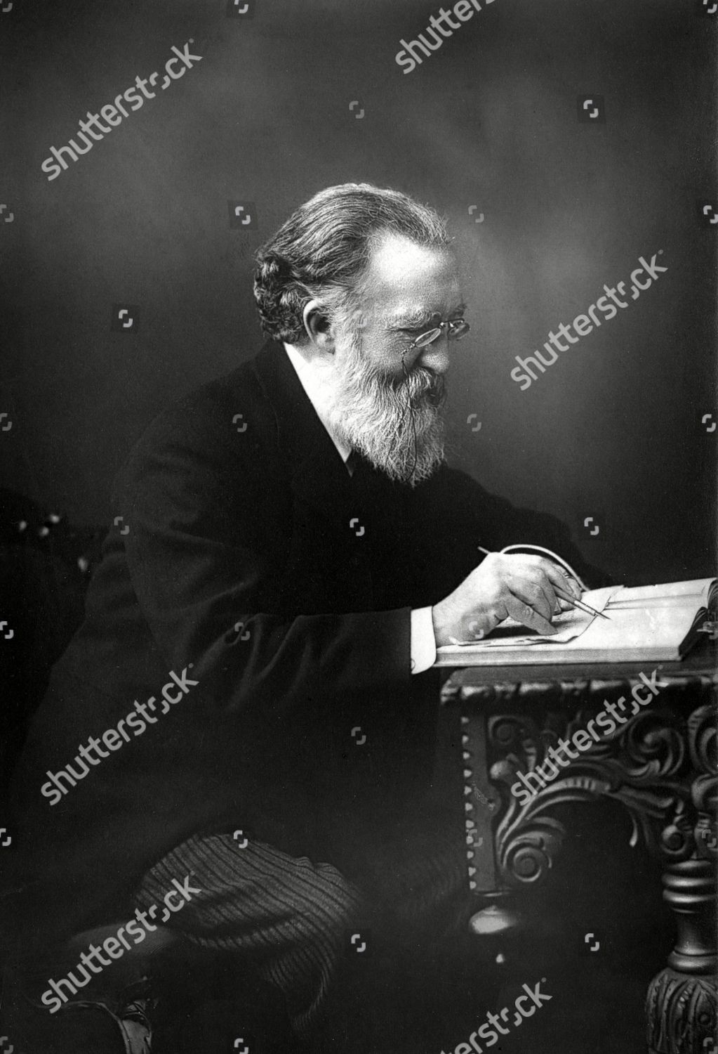 Justin Mccarthy Irish Statesman Writer 1830 Editorial Stock Photo ...