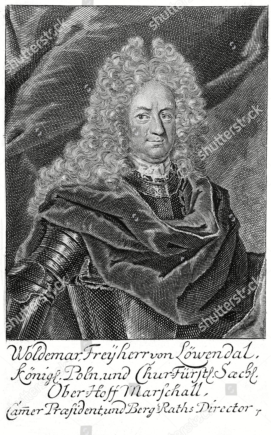 Waldemar Freiherr Von Lowendal Germanborn Soldier Editorial Stock Photo ...