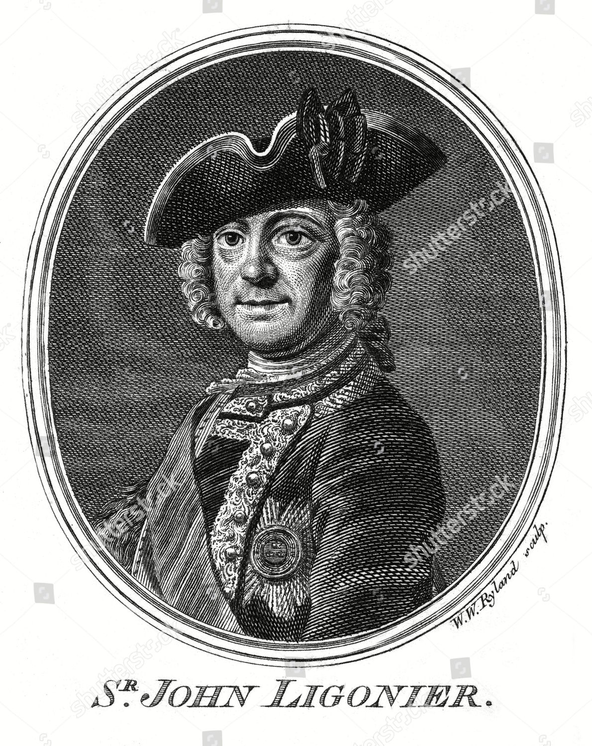 Fieldmarshal John Louis Earl Ligonier British Editorial Stock Photo ...