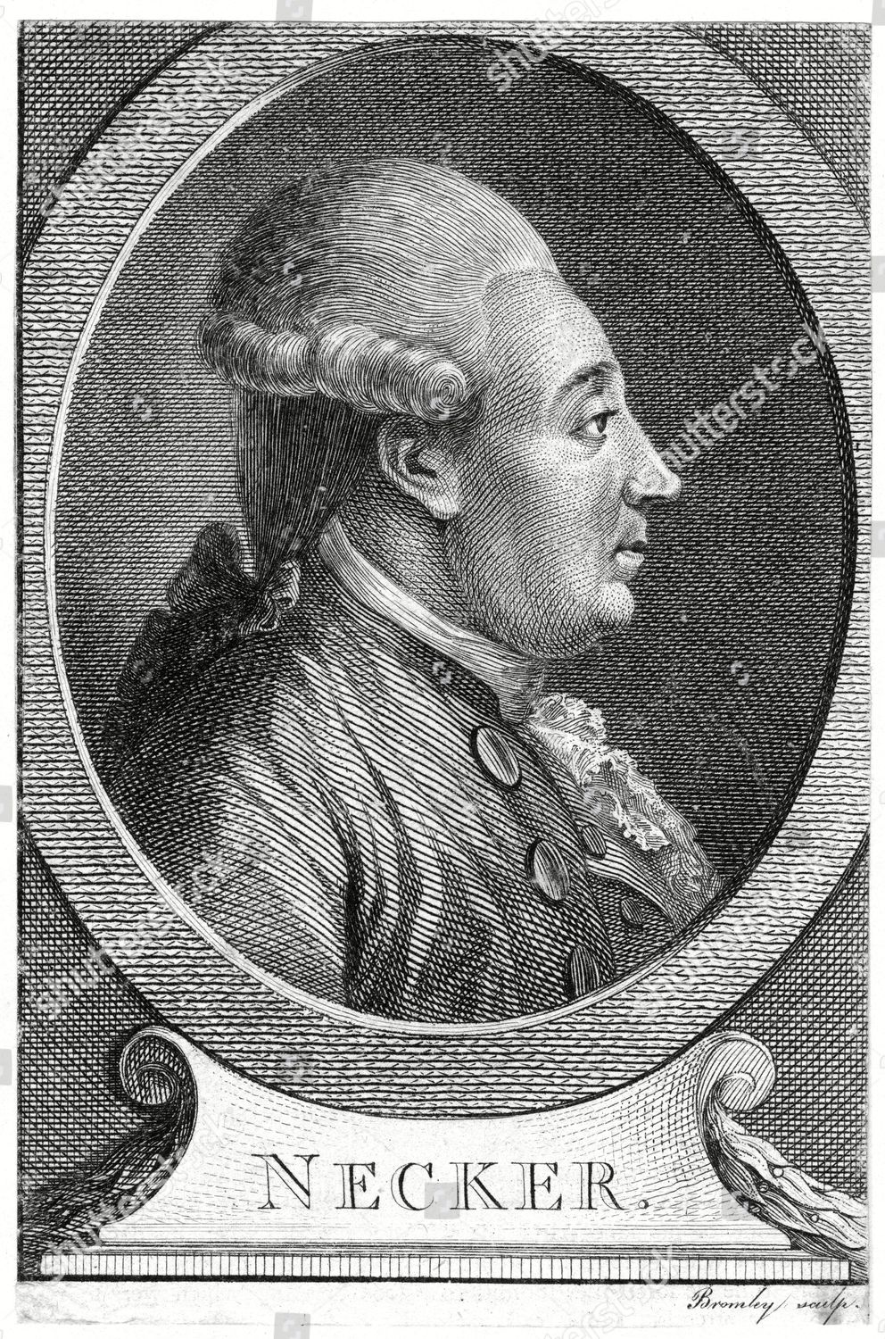 Jacques Necker Swissborn French Financier Statesman Editorial Stock ...