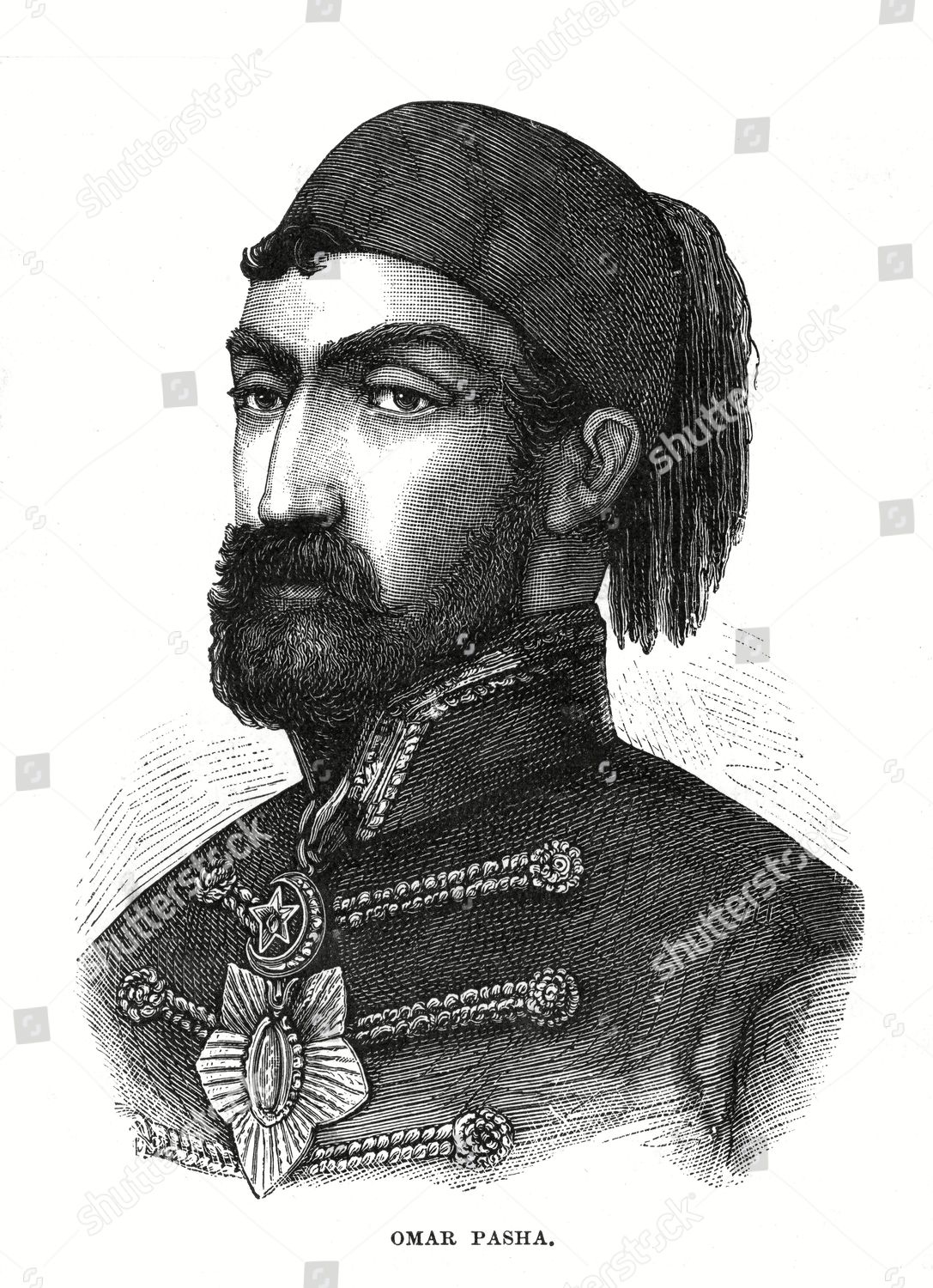 Omer Omar Pasha Real Name Michael Editorial Stock Photo - Stock Image ...