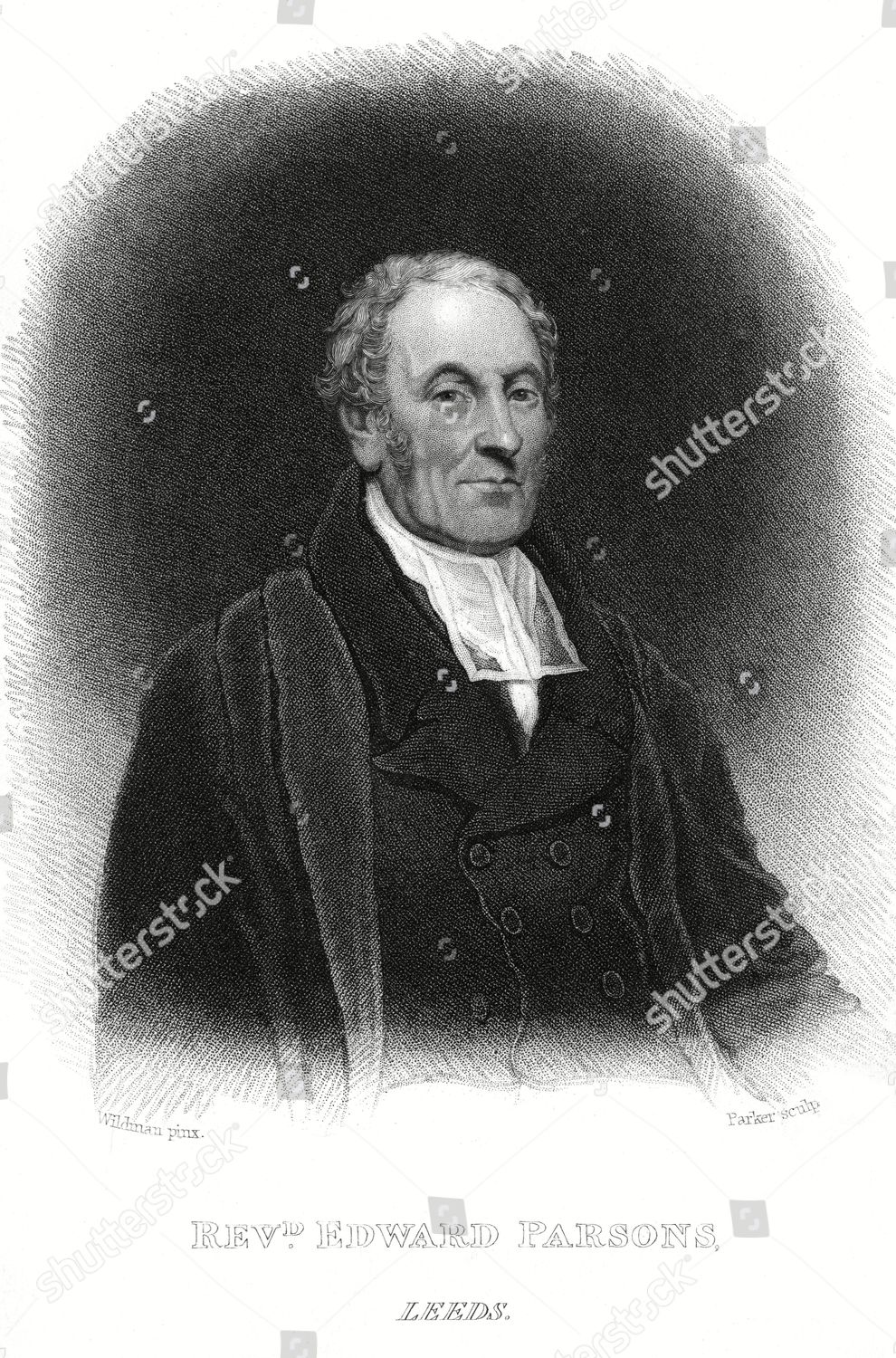 Edward Parsons English Churchman Congregational Minister Editorial ...