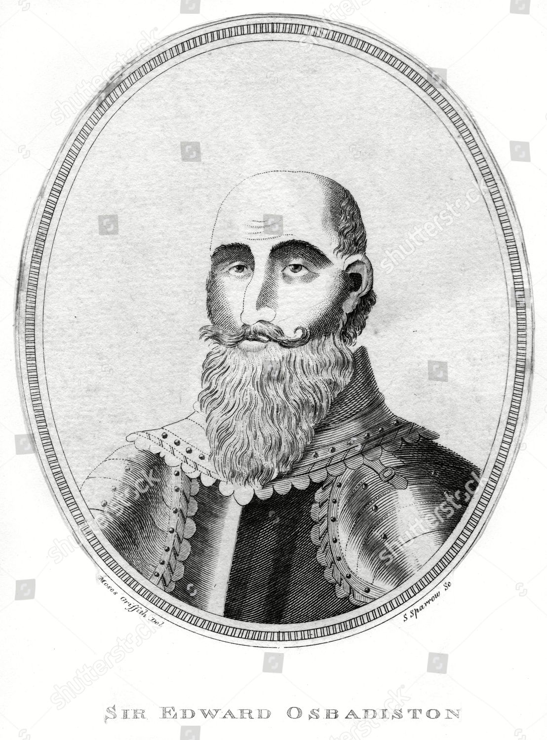 Sir Edward Osbaldeston Osbaldiston Soldier 1573 Editorial Stock Photo ...