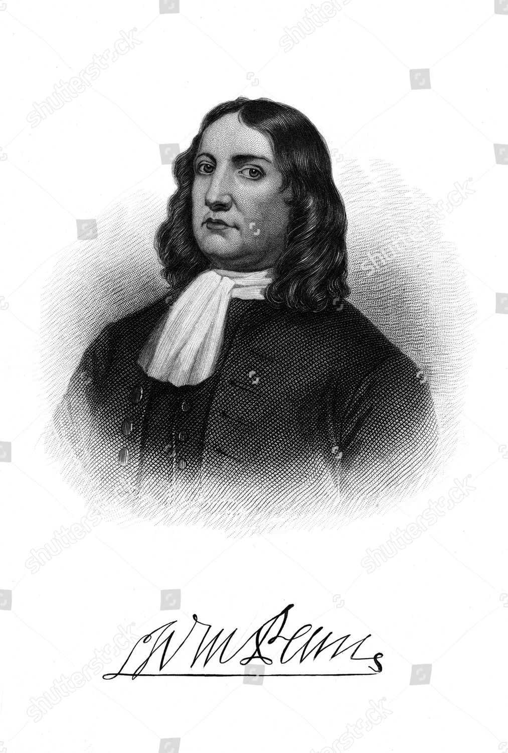 William Penn Founder Pennsylvania Quaker His Editorial Stock Photo ...