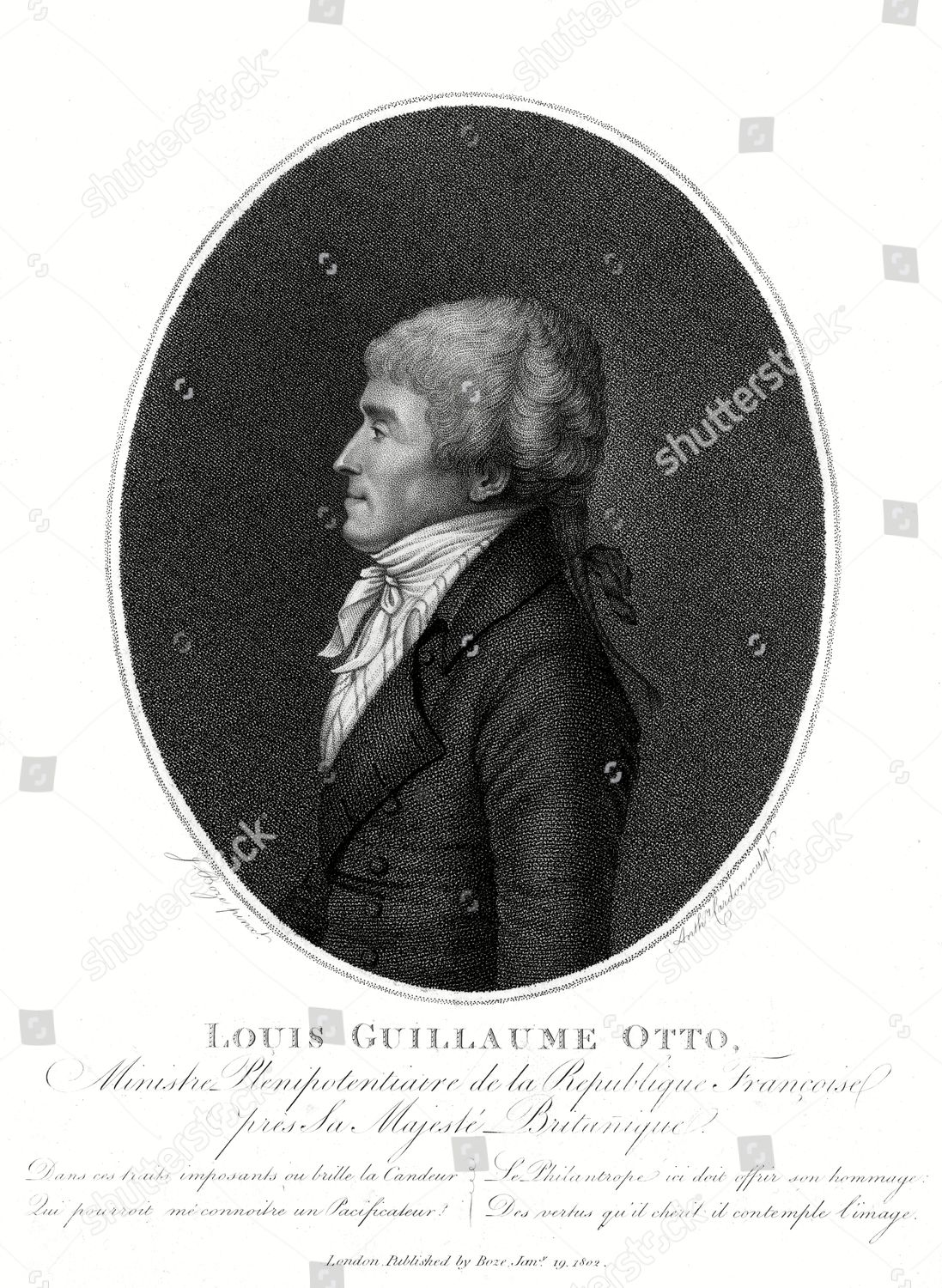 Louis Guillaume Otto Comte De Mosloy Editorial Stock Photo - Stock ...