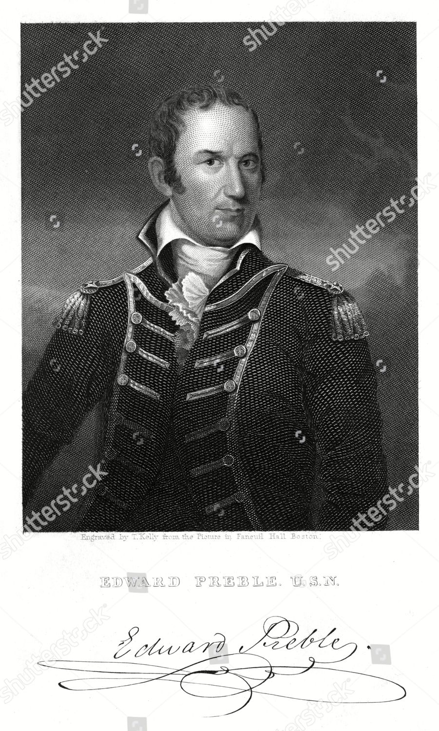 Edward Preble American Naval Commander Served Editorial Stock Photo ...