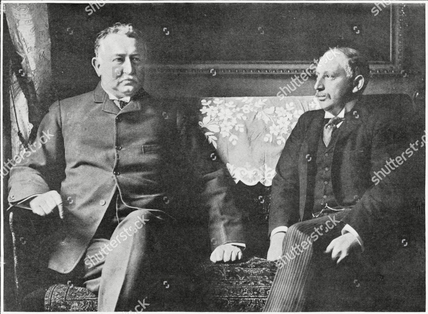 Cecil Rhodes Alfred Beit Photographed Soon Editorial Stock Photo ...