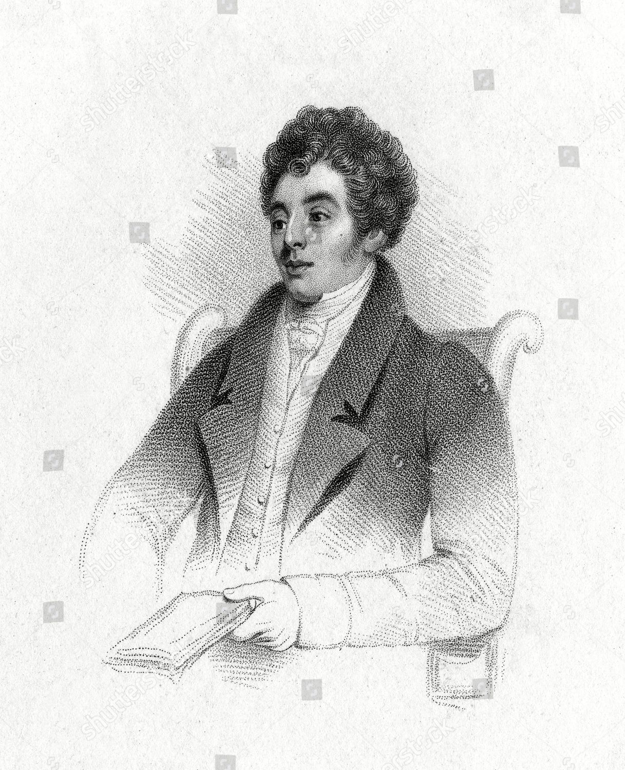 Robert Southey Poet Laureate Historian 1774 Editorial Stock Photo ...